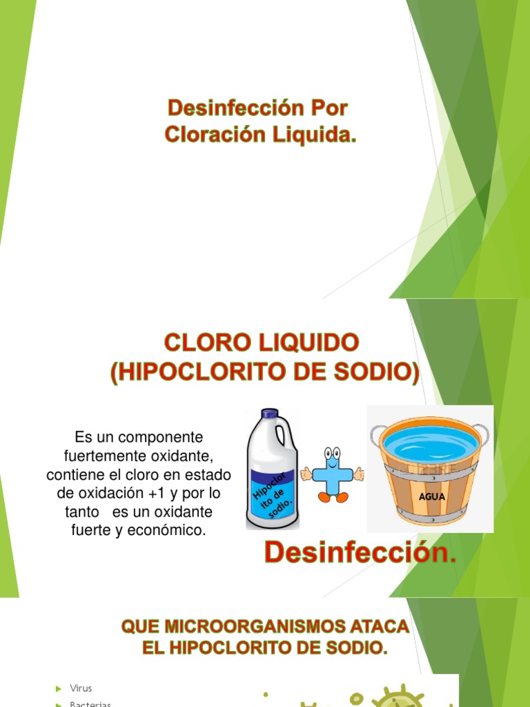 Cloracion Liquida | PDF | Cloro | Agua