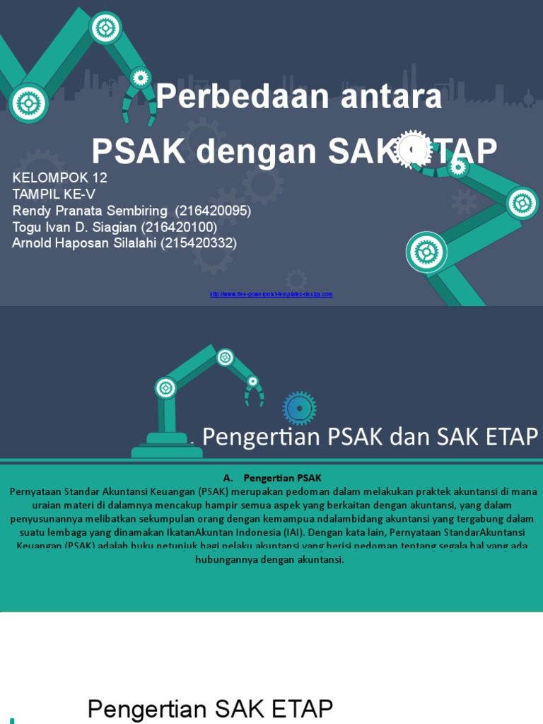 Perbedaan SAK ETAP Dan PSAK | PDF
