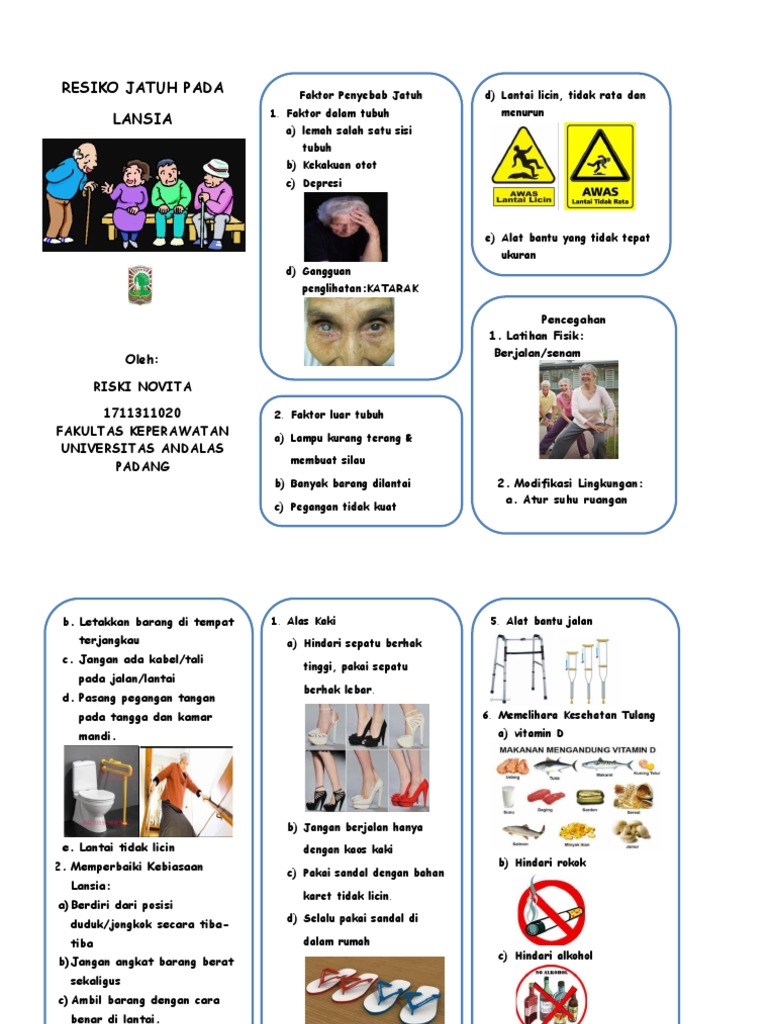 Leaflet Resiko Jatuh | PDF