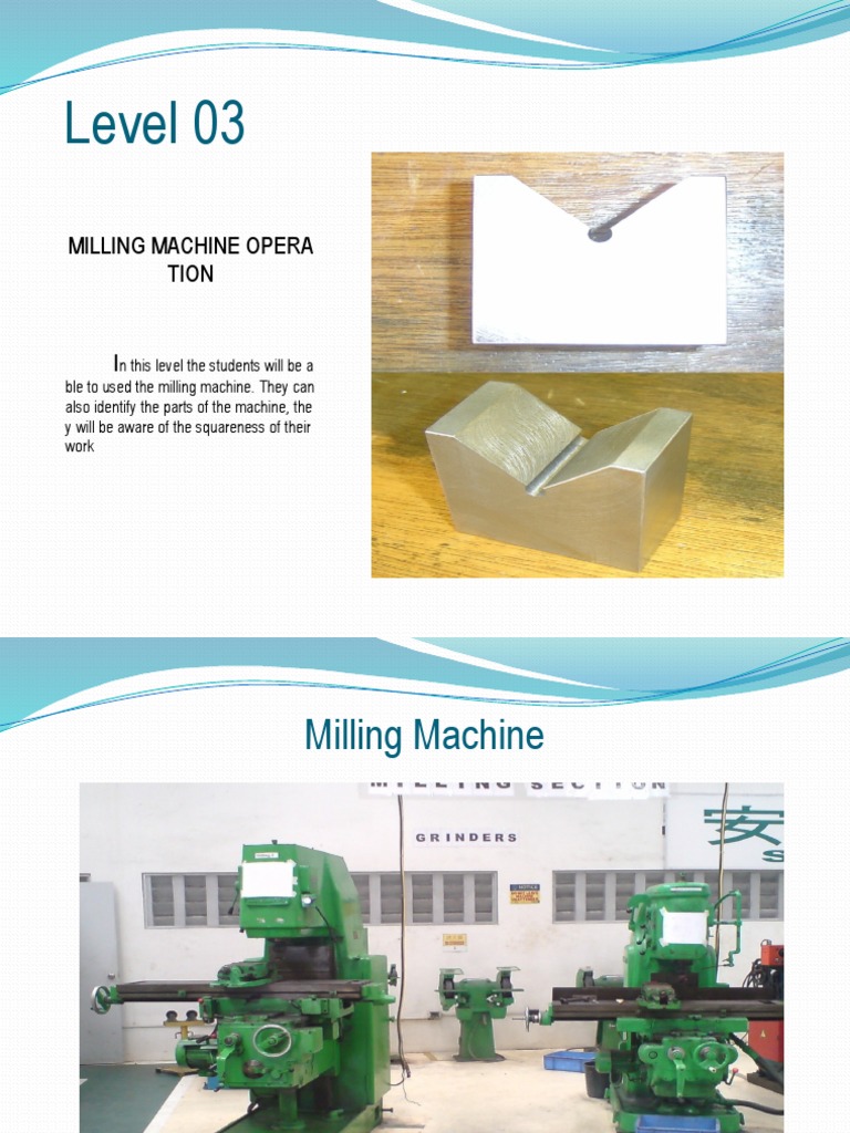 Milling Machine Operation Guide | PDF