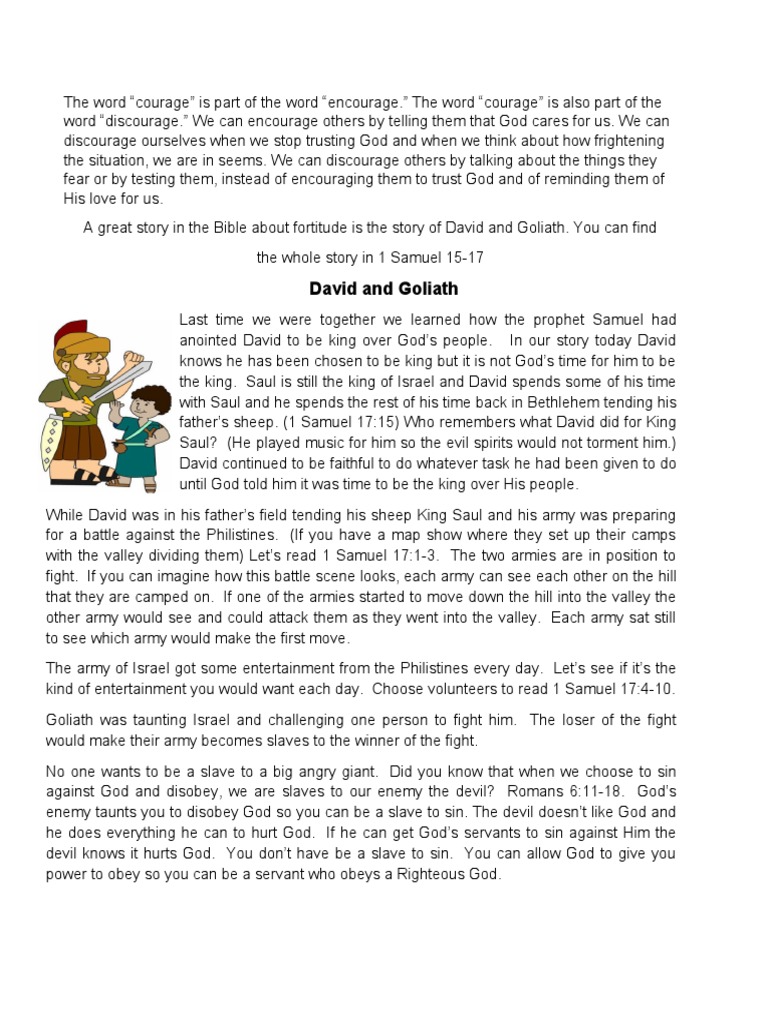 David and Goliath | PDF | Goliath | David