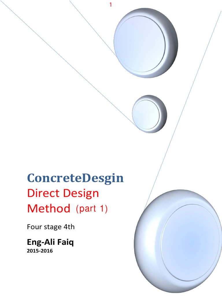 4th Stage Concrete - Desgin - Direct - Design - Method PDF | PDF