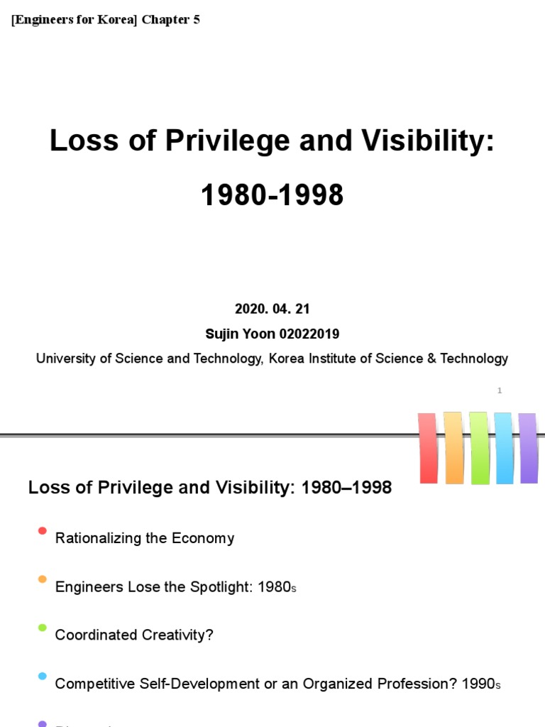 Loss of Privilege Sujin Yoon 0417 | PDF | Economies | Labour