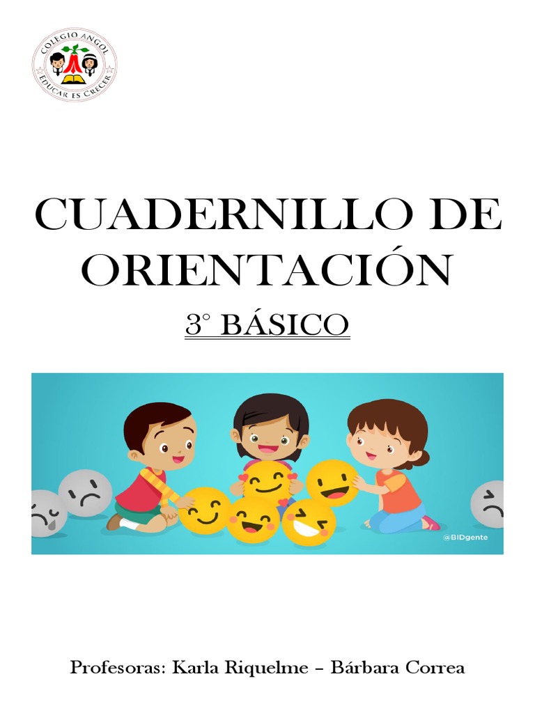 CUADERNILLO DE ORIENTACIÓN 3° Básico | PDF | Las emociones