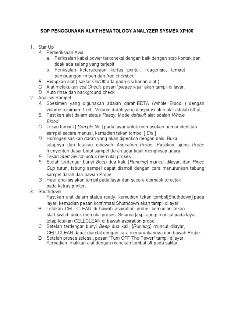Sop Penggunaan Alat Dymind DH36 | PDF | Kesehatan Holistik | Sains & Matematika