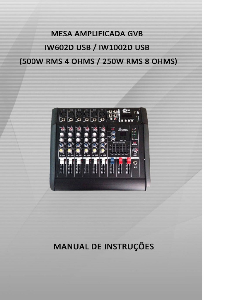 Mesa Amplificada GVB | PDF