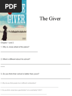 The Giver Audiobook | PDF