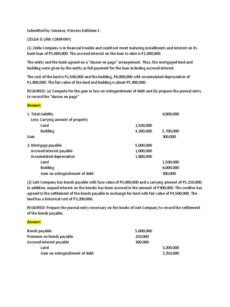 Debt Restructure | PDF | Bonds (Finance) | Interest
