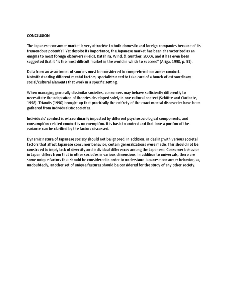 CONCLUSION | PDF | Finance & Money Management