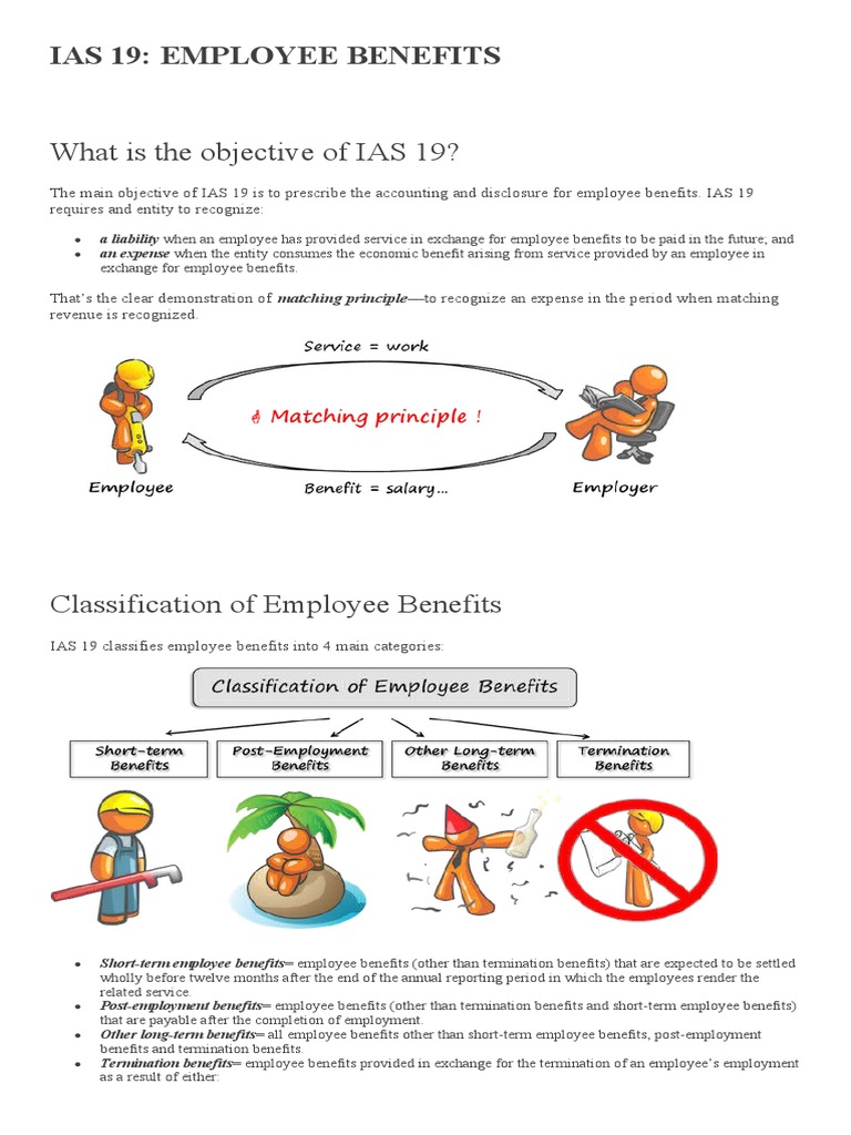 IAS 19 Employee Benefits | PDF | Defined Benefit Pension Plan | Employment