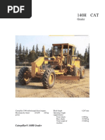 Cat 12H Motor Grader: Standard Type | PDF | Transmission (Mechanics) | Axle