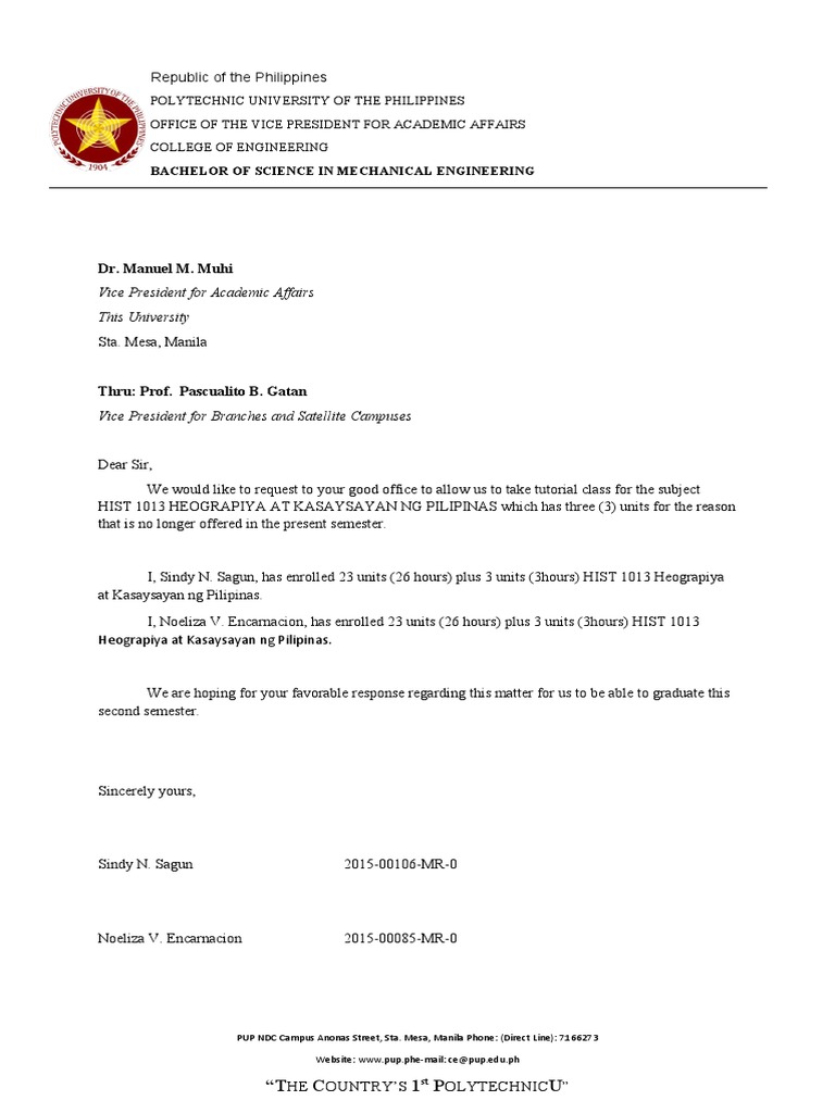 Dr. Manuel M. Muhi: Vice President For Academic Affairs This University ...