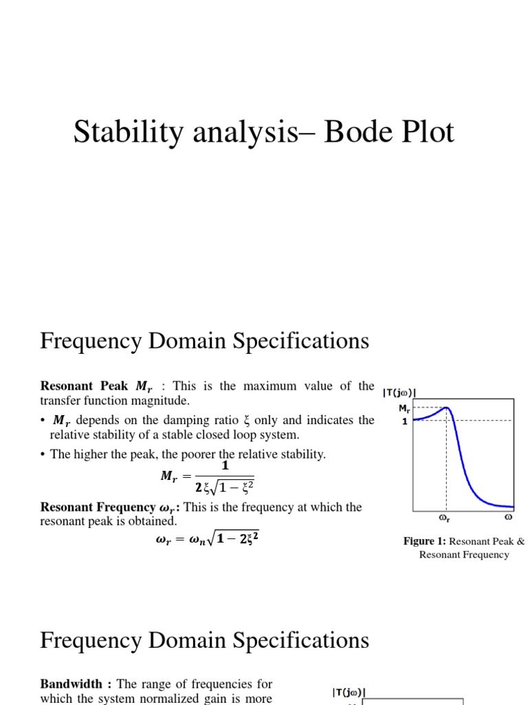 Gain & Phase Margin - Bode Plot | PDF | Control Theory | Signal Processing