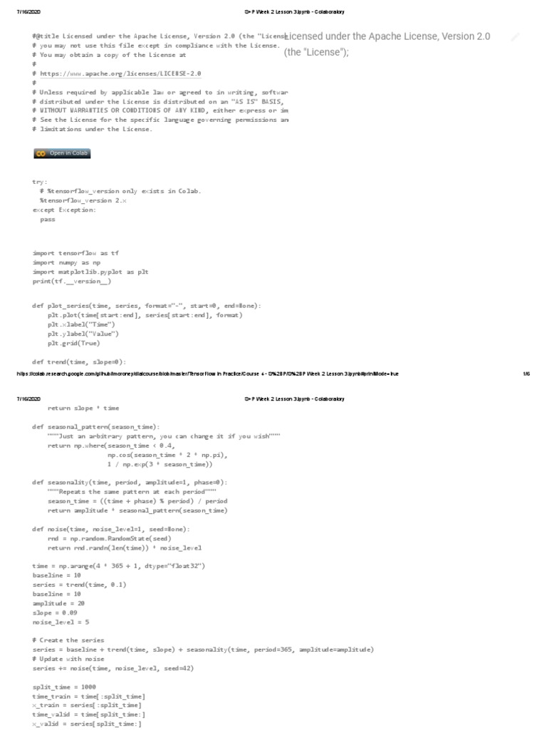 TF Week 2 Lesson 3.ipynb - Colaboratory | PDF | License | Intellectual Works
