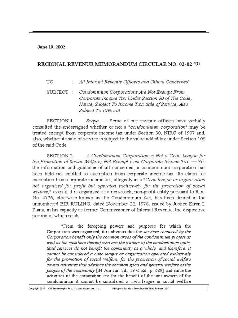 RRMC 2002 | PDF | Tax Exemption | Value Added Tax