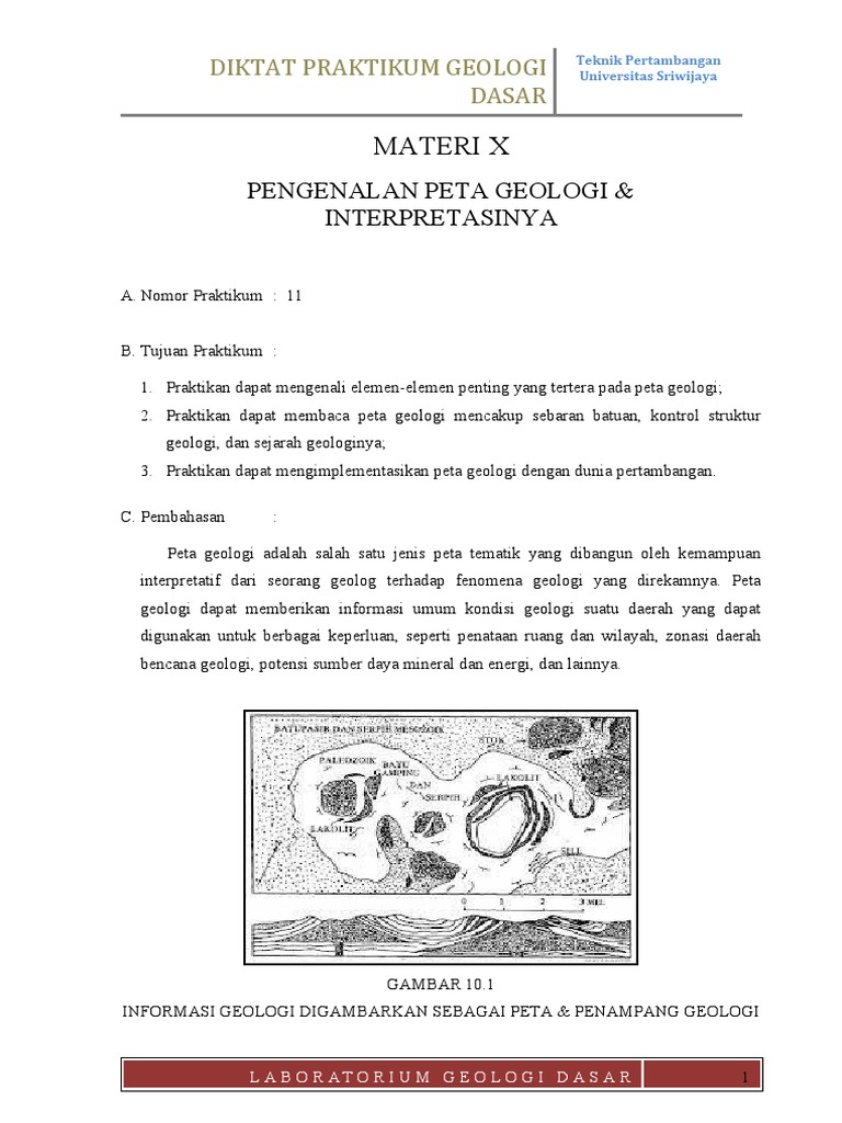 BAB 10 - Peta Geologi | PDF | Sains & Matematika