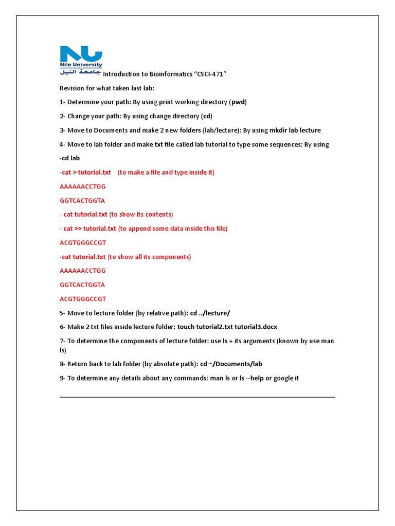 Linux Tutorial | PDF | Directory (Computing) | Computer File