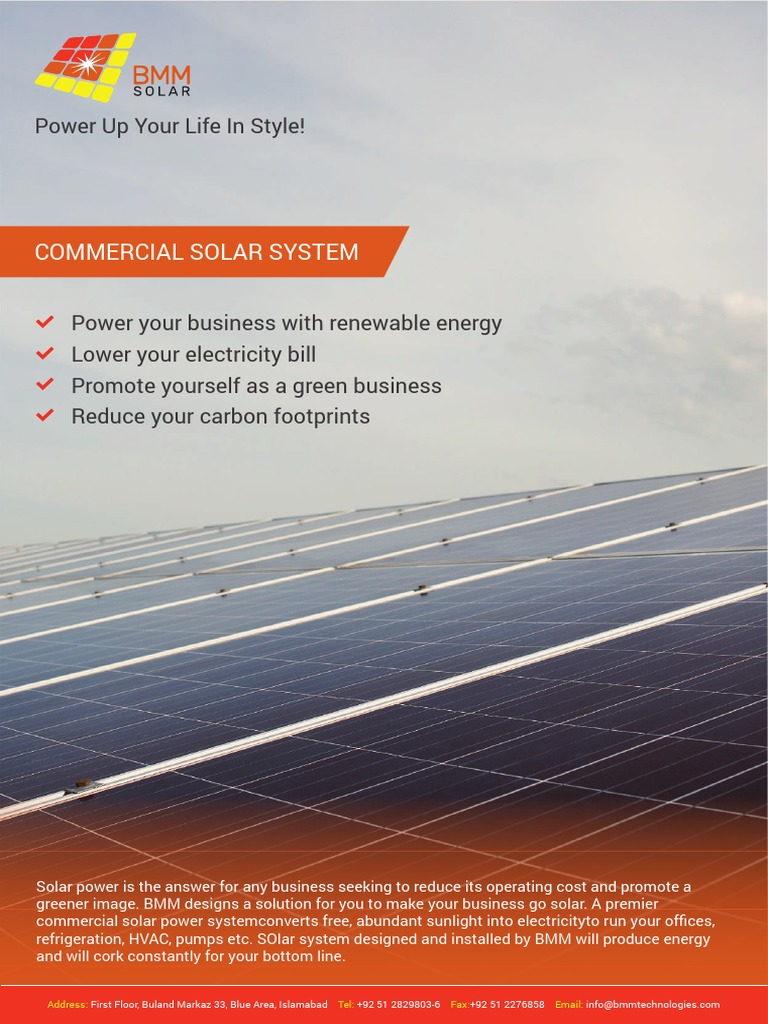 Flyer | PDF | Solar Power | Photovoltaic System
