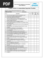Sample Camp Inspection Checklist | PDF | Hygiene | Laundry