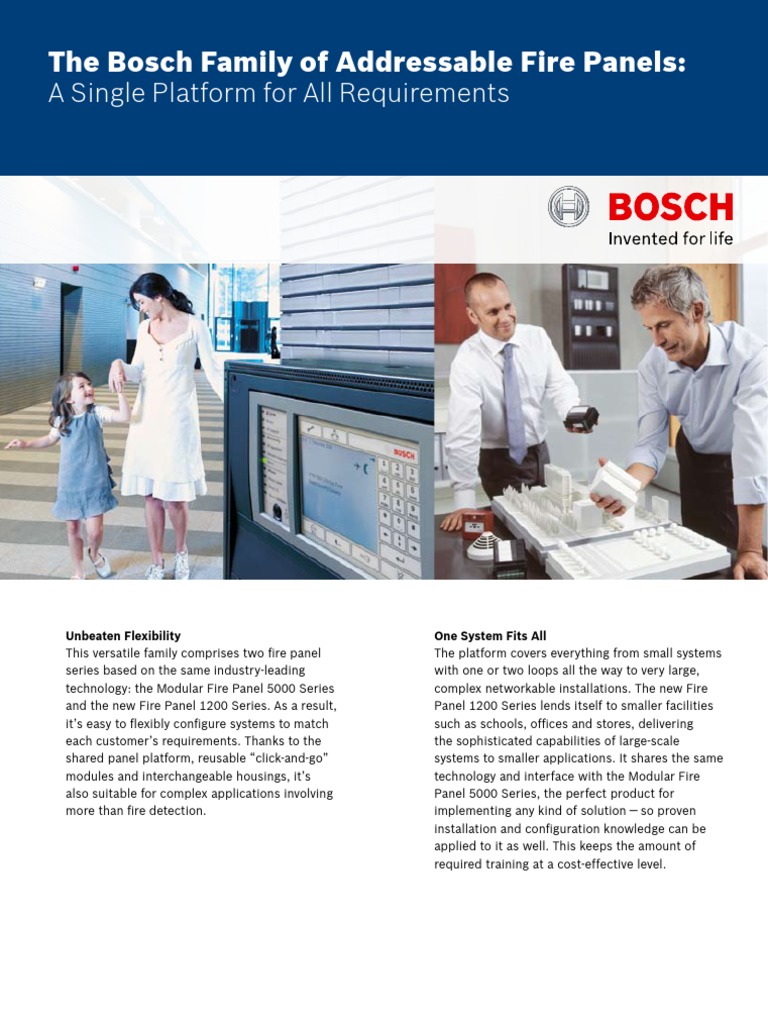 A Single Platform For All Requirements: The Bosch Family of Addressable ...