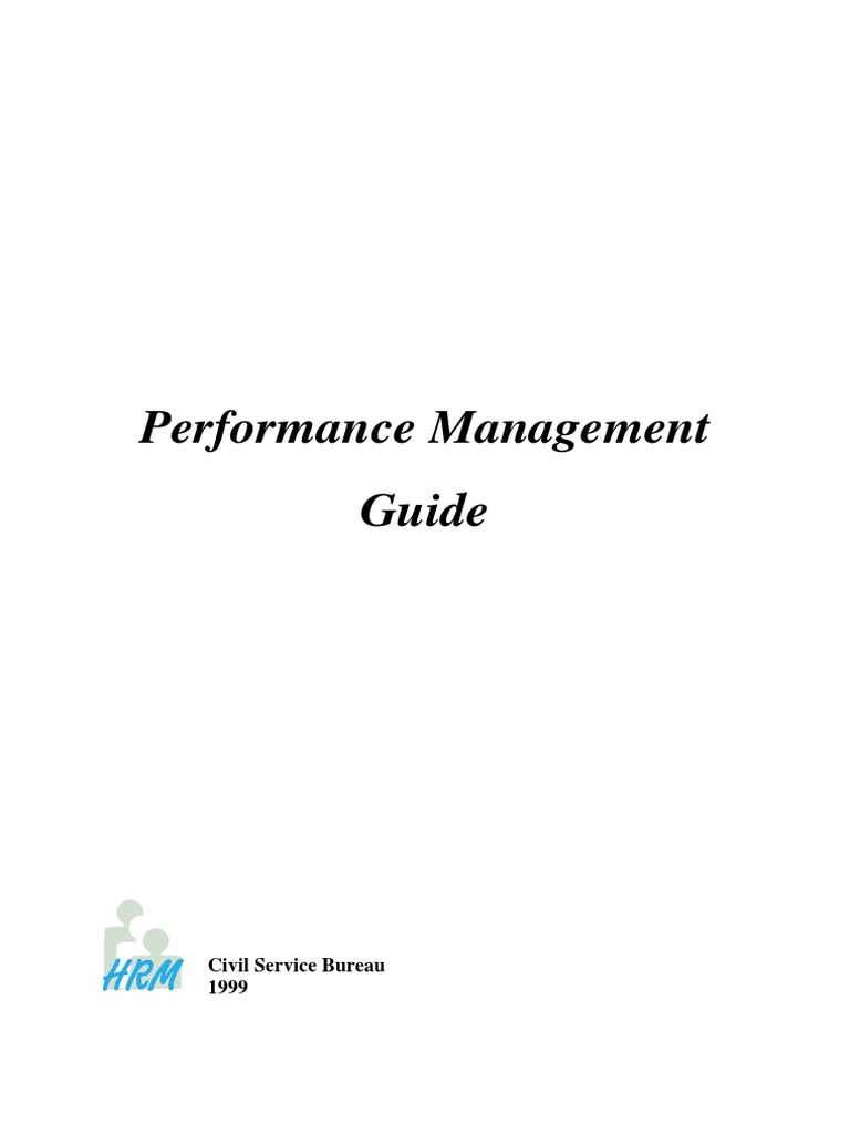 Performance Management Guide: Civil Service Bureau 1999 | PDF ...