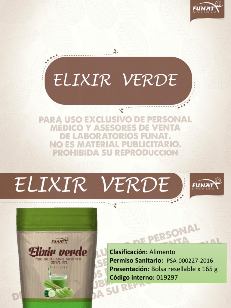 Elixir Verde | PDF | Apio | Alimentos