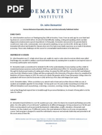 Demartini Value Determination Process | PDF | Psychological Concepts