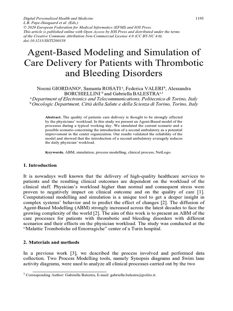 Shti 270 Shti200358 | PDF | Agent Based Model | Simulation