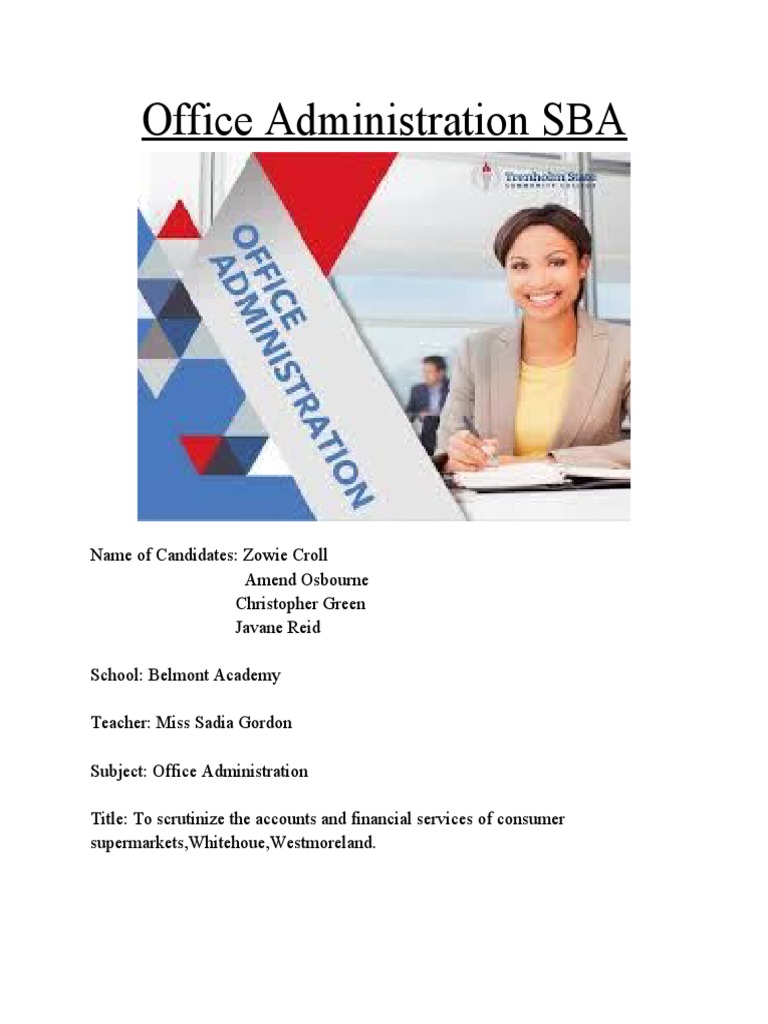 Office Administration SBA | PDF