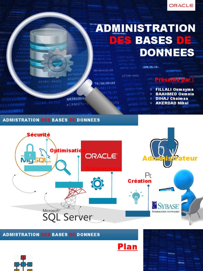 Administration Des Bases de Donnée (Autosaved) | PDF | Sauvegarde (informatique) | SQL