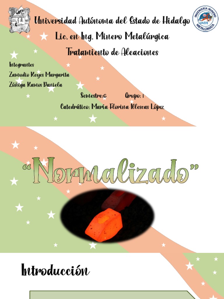 Tratamiento térmico de normalizado y sus aplicaciones en aceros de bajo ...