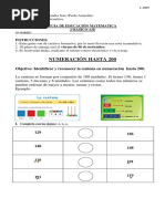 Guía de Trabajo Números 300 400 | PDF