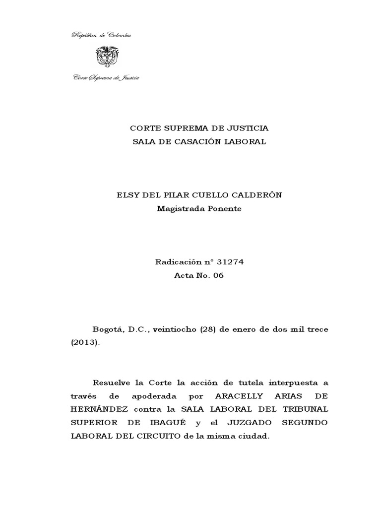 Tutelas Embargo Colpensiones | PDF | Derecho Constitucional | Pensión