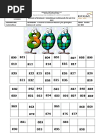 Cuadro de Numeros Del 100 Al 199 | PDF