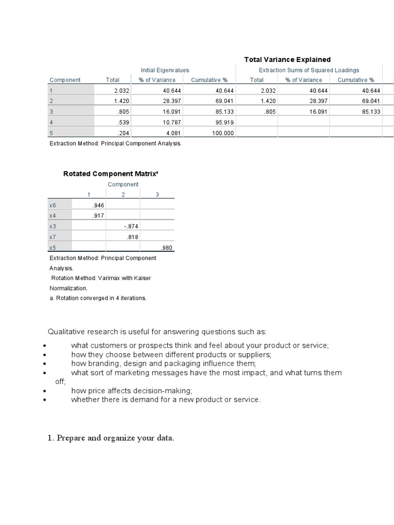 Total Variance Explained in PCA | PDF | Principal Component Analysis | Data