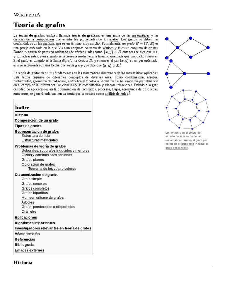 Teoría De Grafos Pdf Teoría De Grafos Conceptos Matemáticos 4558