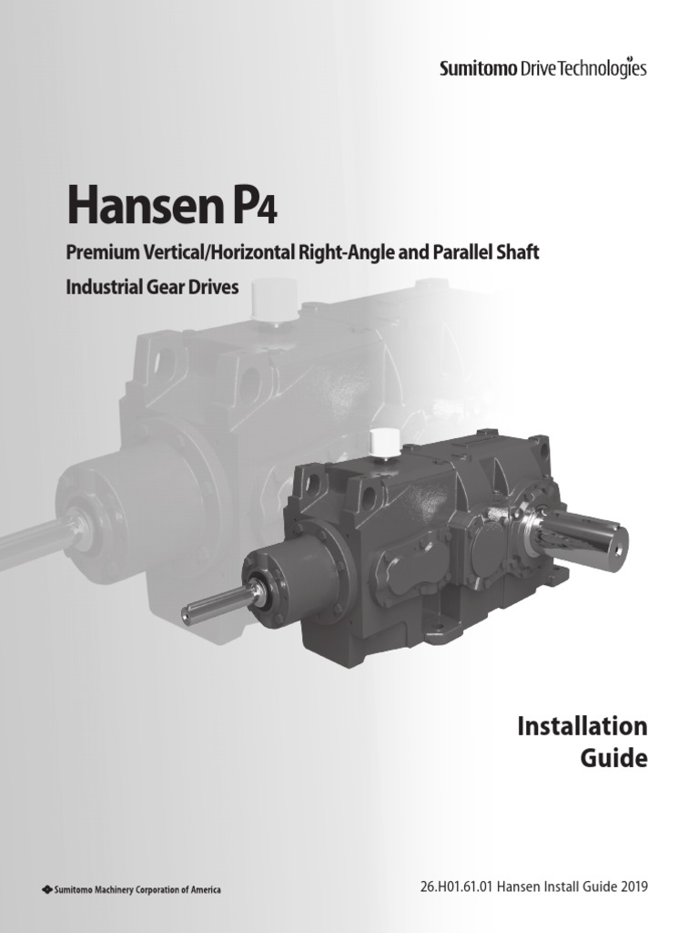 Hansen p4 Install v1 | PDF | Transmission (Mechanics) | Bearing ...