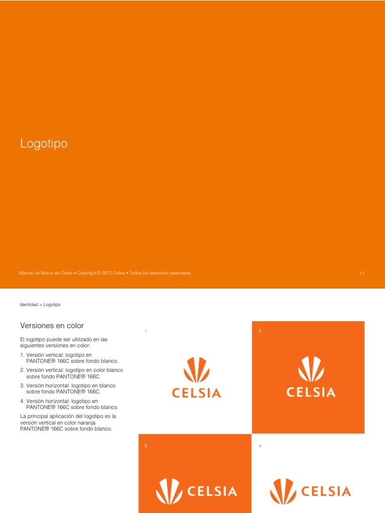 Logotipo. Manual de Marca de Celsia Copyright 2012 Celsia Todos Los ...