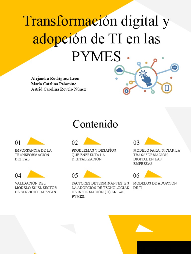 Transformación Digital | PDF | Modelo de negocio | Tecnología de ...