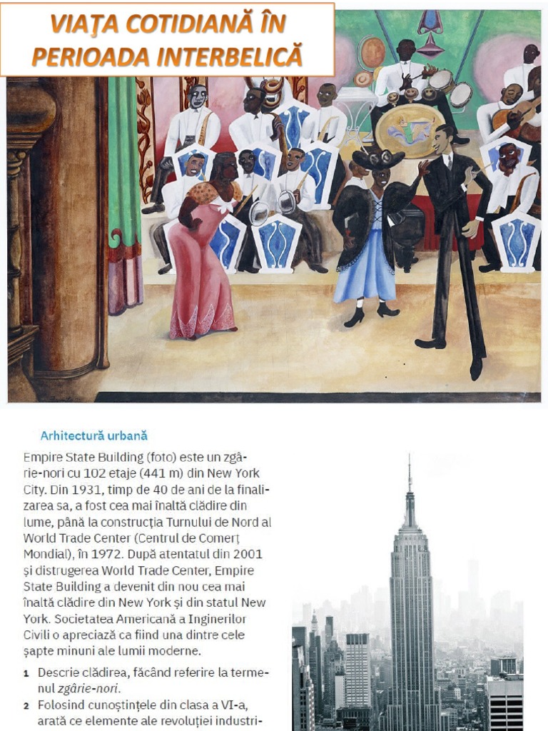 Viata Cotidiana in Perioada Interbelica | PDF