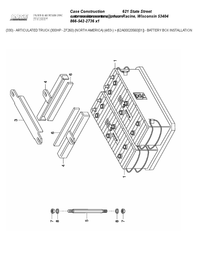 Articulated Truck Battery Box Guide | PDF