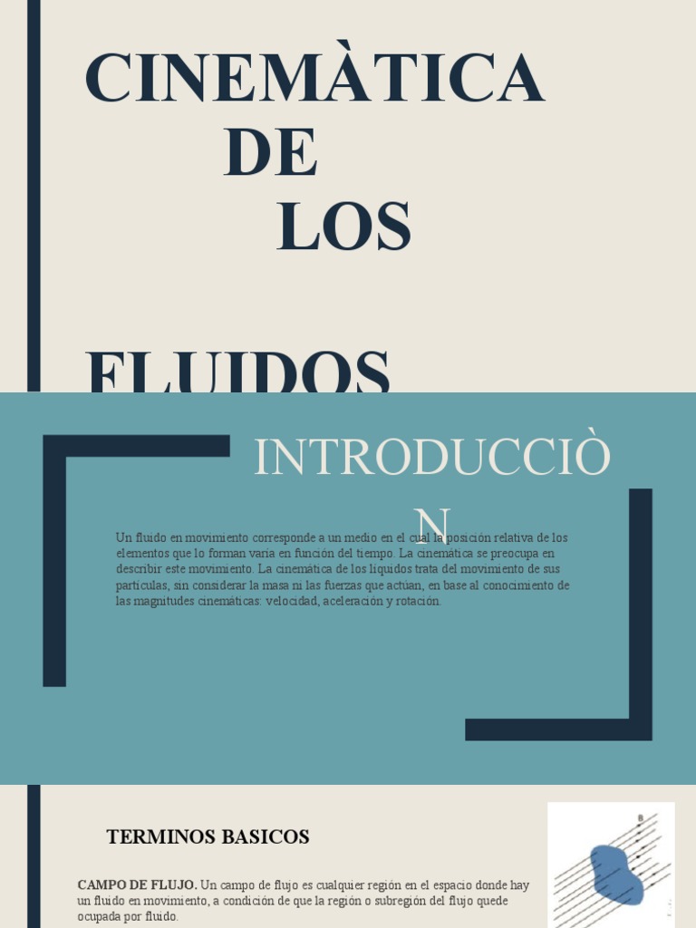 Cinematica de Fluidos | PDF | Campo (física) | Cinemática