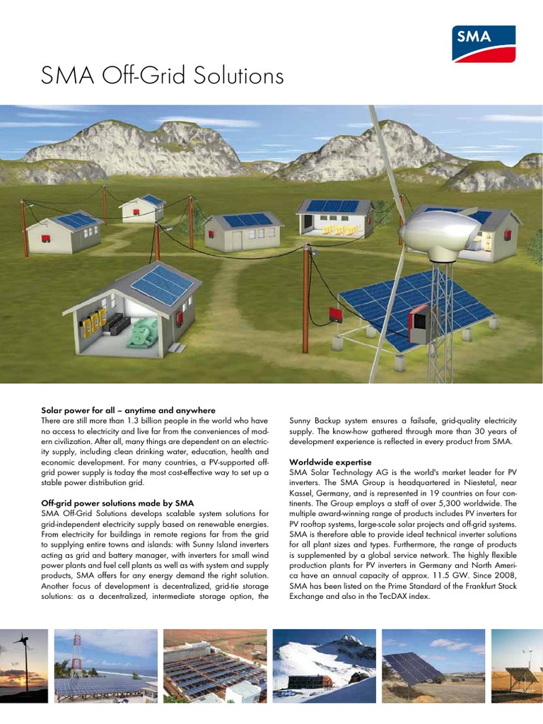 SMA Off-Grid Solutions: Solar Power For All - Anytime and Anywhere ...
