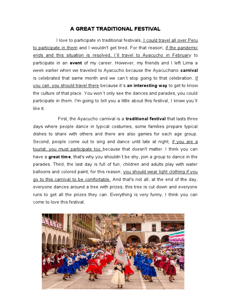 Experience Ayacucho Carnival Festivities | PDF