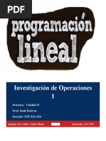 Programación Multiobjetivo | PDF | Programación lineal | La investigación de operaciones