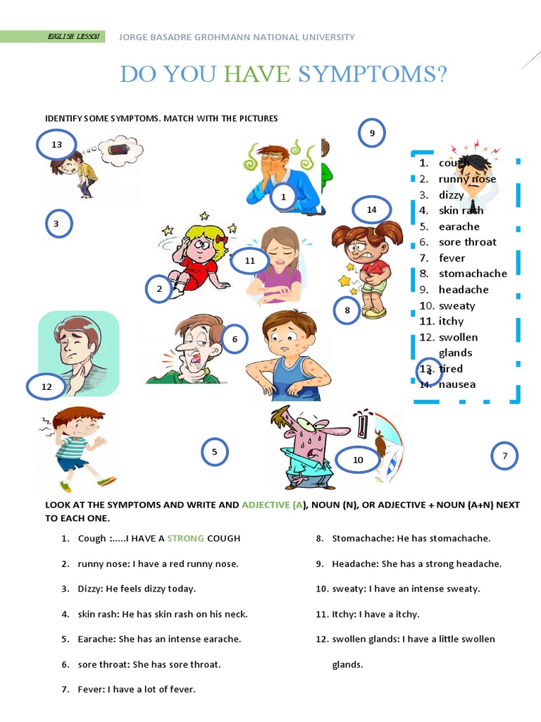 Do You Symptoms?: 2 Jorge Basadre Grohmann National University | PDF ...