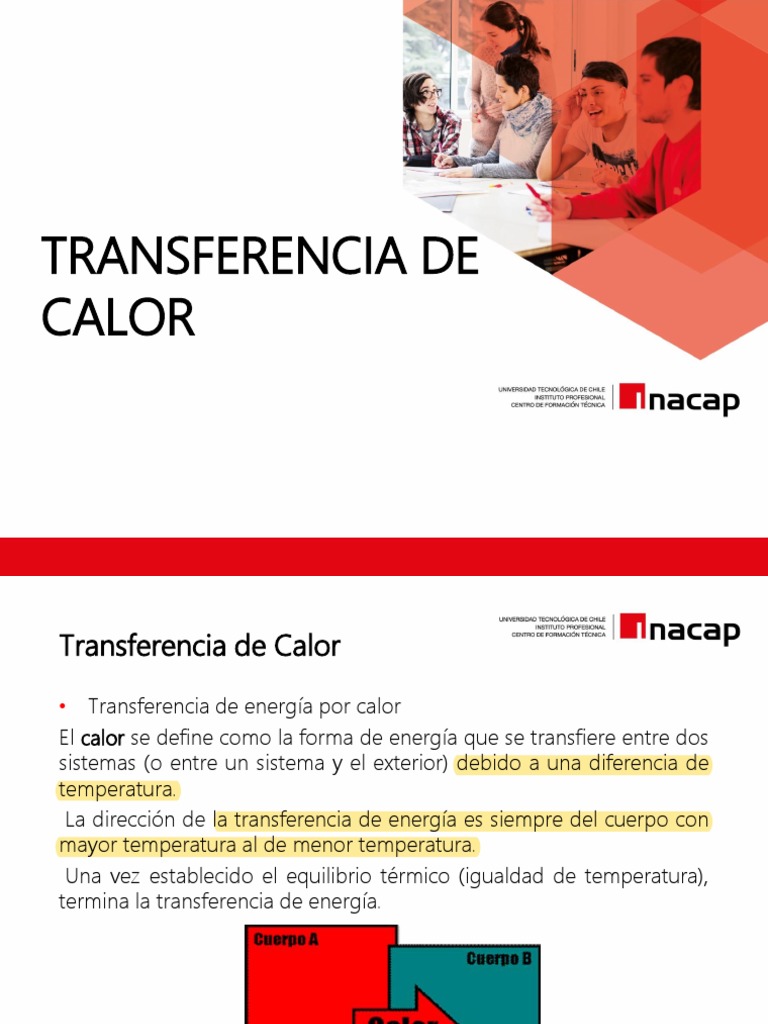 Transferencia de Calor | PDF | Conduccion termica | Calor
