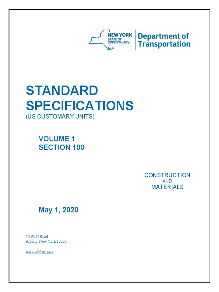 2020 5 Specs Usc TC Vol1 | PDF | Specification (Technical Standard ...