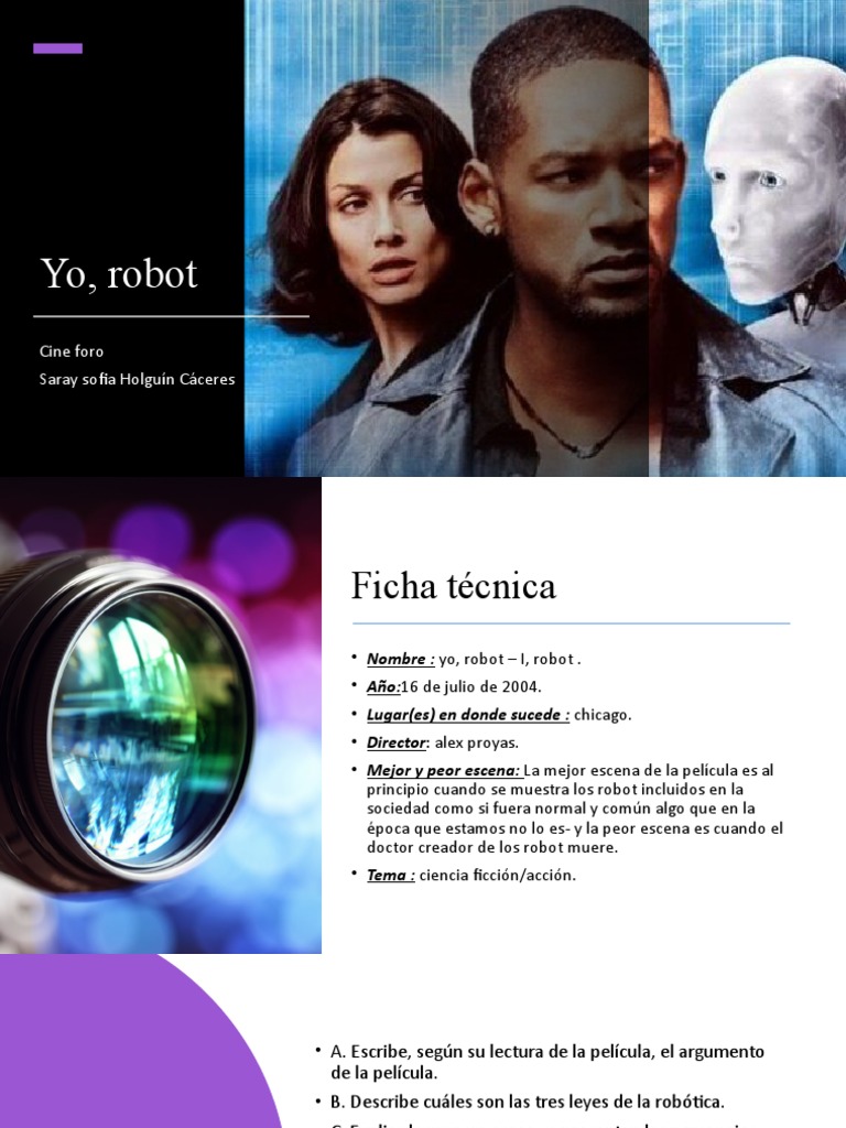 Análisis de "Yo, Robot" y sus Temas | PDF | Robot | Robótica