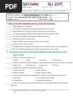 GRADE 8 AMHARIC (2015 MINISTRY EXAM) | PDF